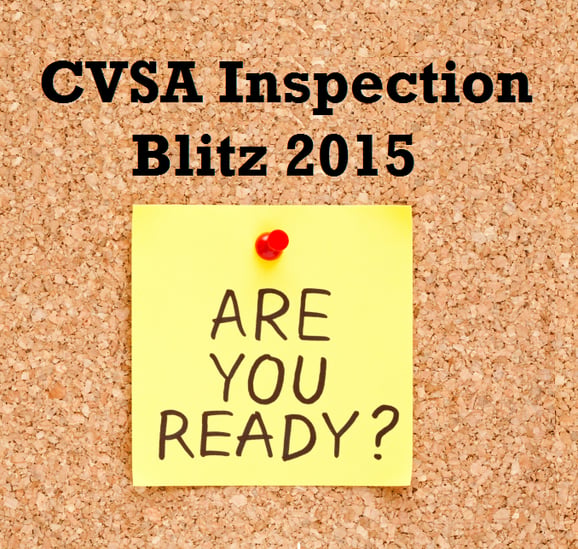 Get Your Drivers Ready for the 2015 Roadside Inspection Blitz